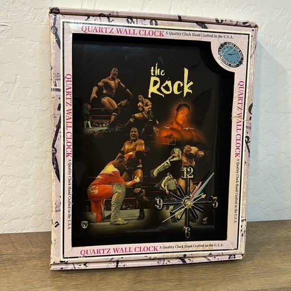 quartz | Other | Vintage 9s Dwayne The Rock Johnson Wwe Wrestling ...